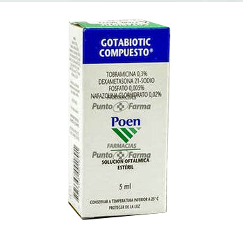 GOTABIOTIC COMPUESTO 0.3%/0.005%/0.02% FRASC0 x 5 mL SOLUCION OFTALMIC ...