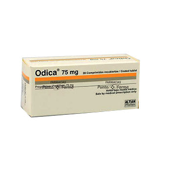ODICA 75 mg CAJA x 28 COMPRIMIDOS RECUBIERTOS | Aliviomeds