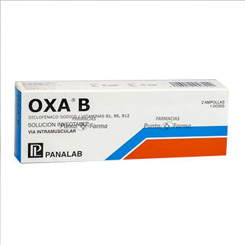 OXA B 75 mg x 4 ampollas | Aliviomeds