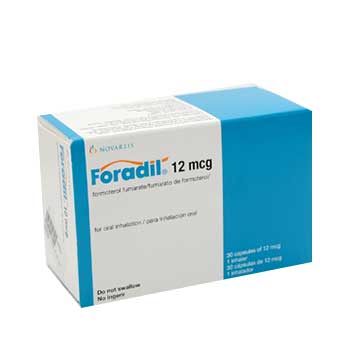 FORADIL 12 mcg x 30 capsulas | Aliviomeds