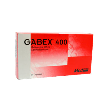 GABEX 400 mg x 30 CAPSULAS | Aliviomeds