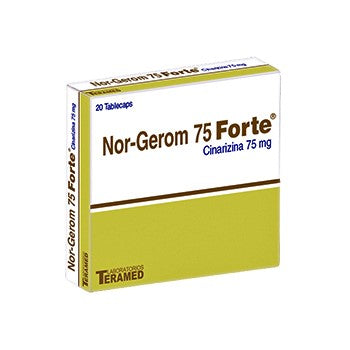NOR- GEROM FORTE 75 mg x 60 tabletas | Aliviomeds