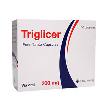 TRIGLICER 200 mg x 30 capsulas | Aliviomeds