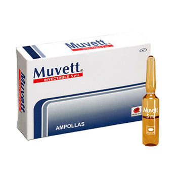 MUVETT 50 mg x 5 mL x 2 ampollas | Aliviomeds