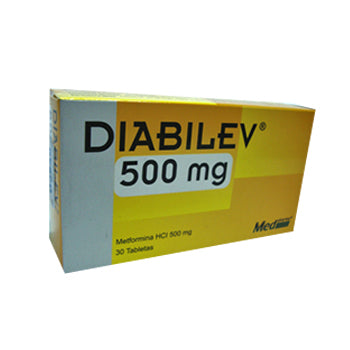 DIABILEV 500 mg x 30 COMPRIMIDOS | Aliviomeds