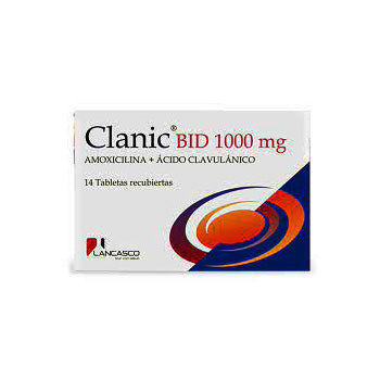 CLANIC BID 1000 mg x 14 tabletas | Aliviomeds