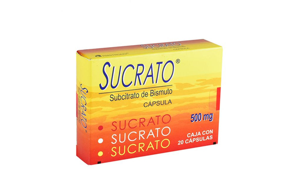 SUCRATO CAPSULAS 500 mg CAJA CON 20 | Aliviomeds