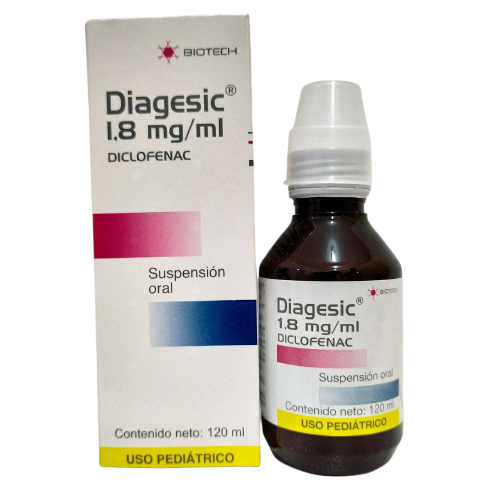 Diagesic Pediátrico 1,8mg/mL x 120mL | Aliviomeds